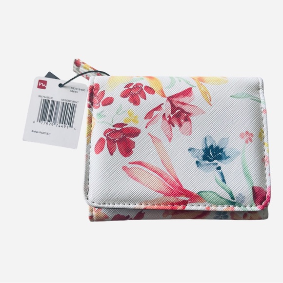 mundi | Bags | Mundi Wallet Floral Anna Indexer Rfid Shield Flowers ...